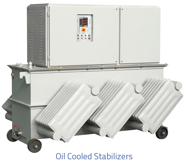 Servo Voltage Stabilizers (Air and Oil cooled)